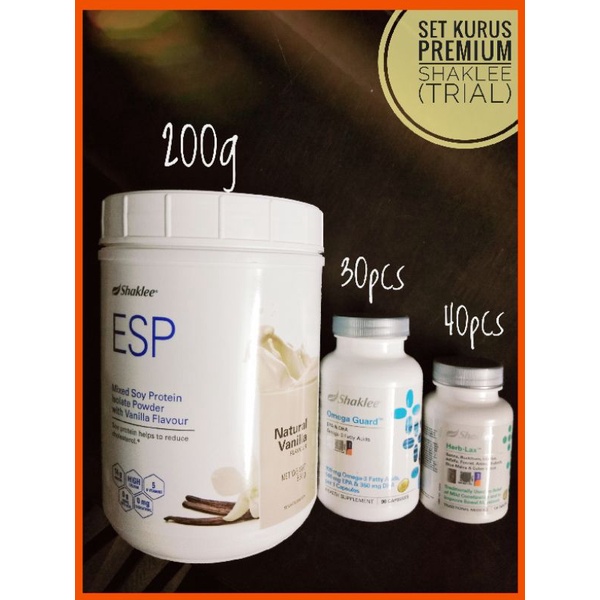 [PERCUBAAN SET KURUS PREMIUM JIMAT SHAKLEE]|ESP+OmegaGuard+Herb-Lax Kos ...