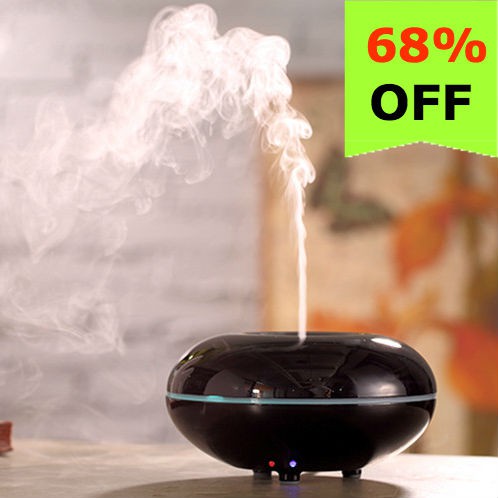 Classic Essential Oil Aroma Ultrasonic Diffuser. 7 LED Lights. 3 Color ...