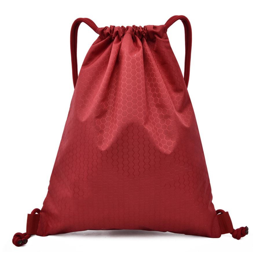 Waterproof Drawstring Bag Sports Backpack Haversack Travel Bags Shoe ...