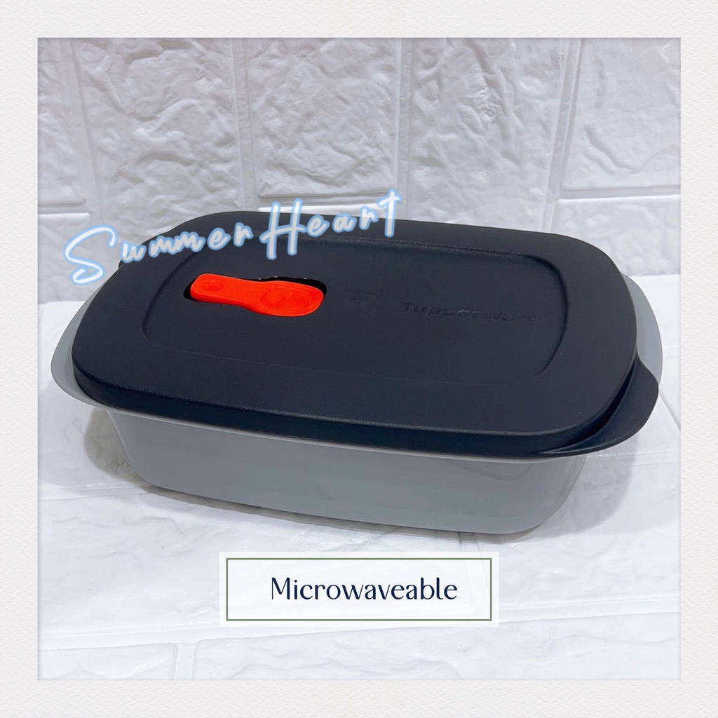 Tupperware CrystalWave Rectanglular Lunch Box (1) 1L | Shopee Singapore