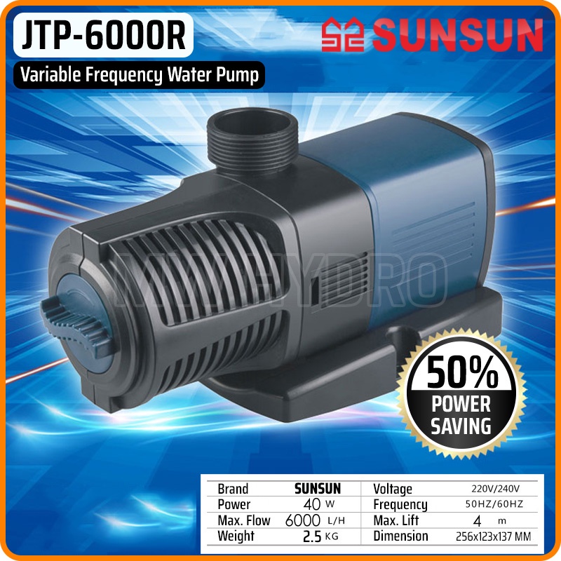 Sunsun JTP-6000R, Submersible Water Pump, Eco - Submersible Water Pump ...