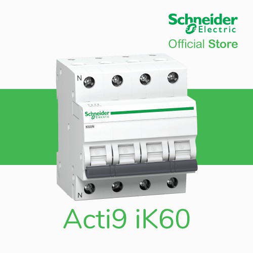 Schneider Electric- Acti9 K60N 4Pole 32A B Curve 6kA 400V MCB ...