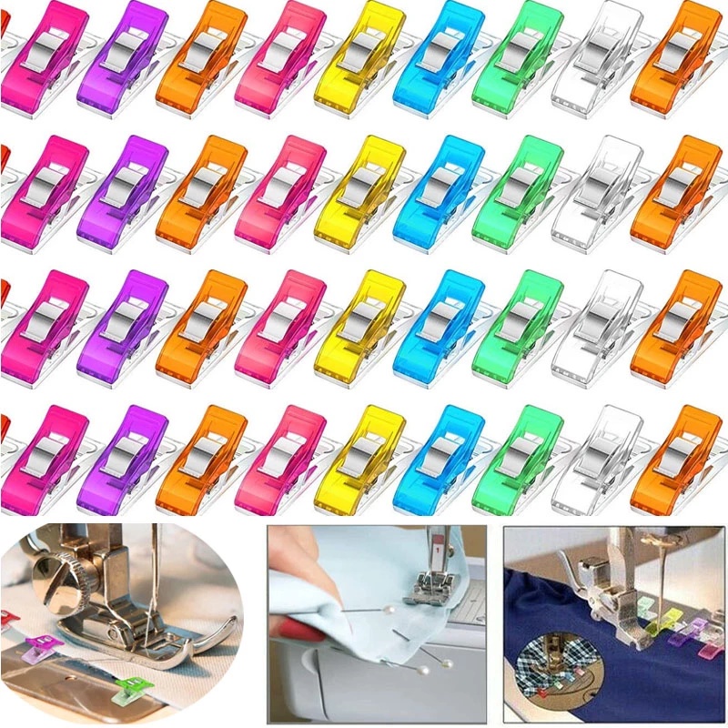 Multipurpose Sewing Clips Plastic Craft Quilting Crocheting Knitting ...
