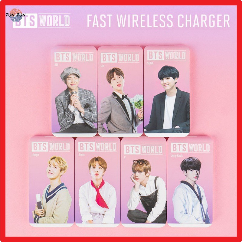BTS World JIN/V/RM/JIMIN/J-HOPE/SUGA/JUNGKOOK High Speed Wireless ...