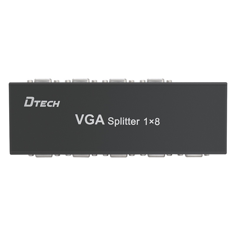 VGA Splitter 1 In 2 Out Computer Video Converter TV Host Projector HD ...