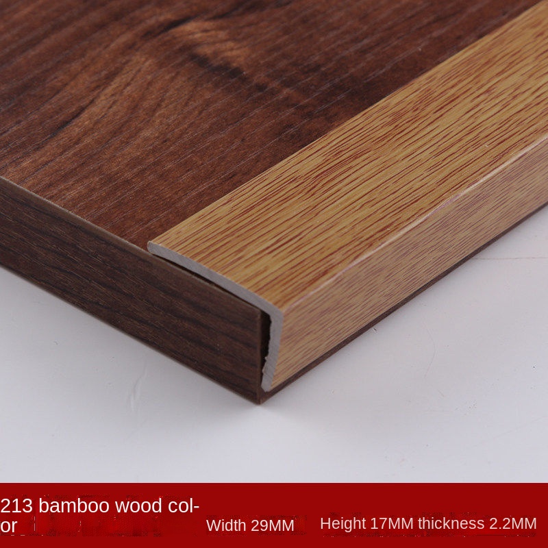 Se7ven+ PVC edgebanding plastic L-shaped wood flooring edgebanding ...