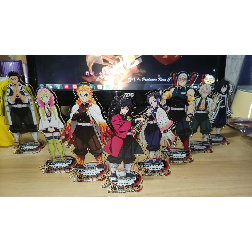 Demon Slayer's Blade Acrylic Humanoid Standing Brand Nine Pillars ...