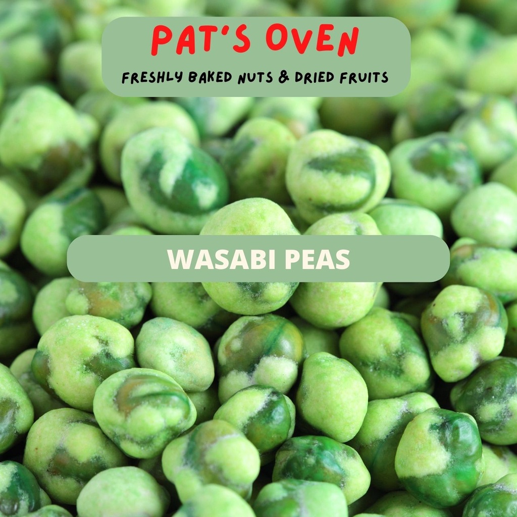 Wasabi Peas/ Green Peas, Pats Oven Healthy Baked Nuts & Dried Fruits ...