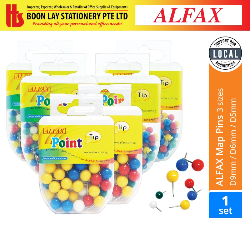 ALFAX Map Pins (3 sizes) | Shopee Singapore