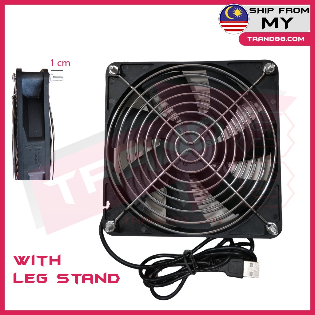 USB Fan 1200RPM 8CM 12CM 14CM Cooling Fan For LCD TV Android Box Modem ...