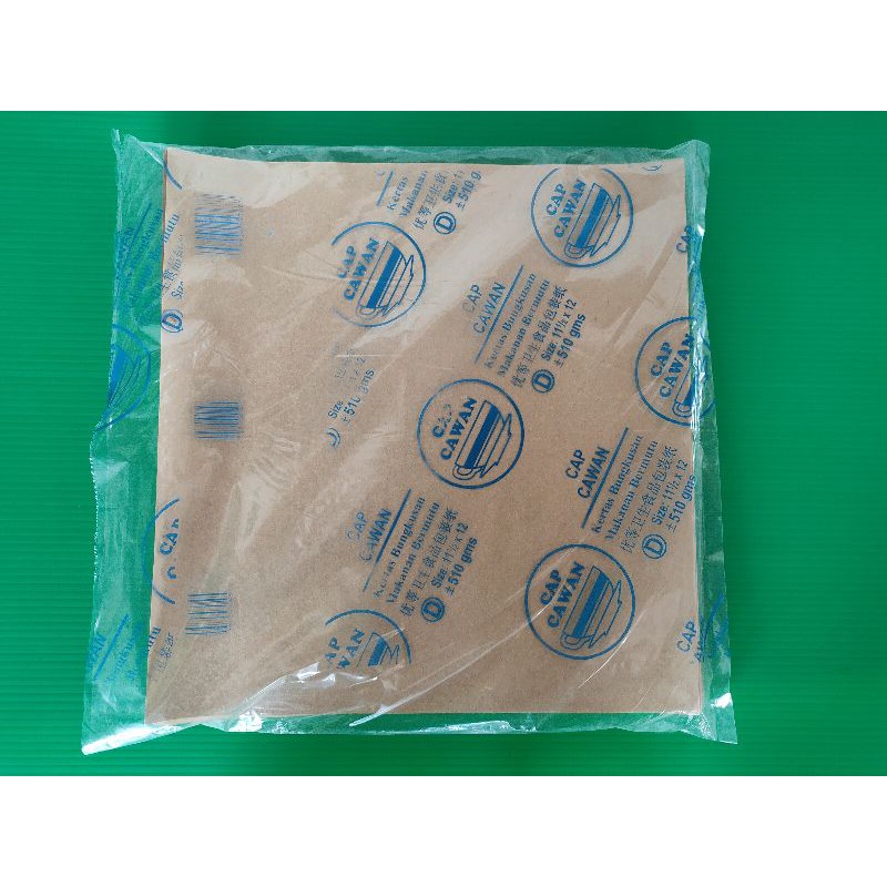CAP CAWAN Hawker Brown PAPER Wrap / Rice Wrapping PAPER / Nasi Lemak ...