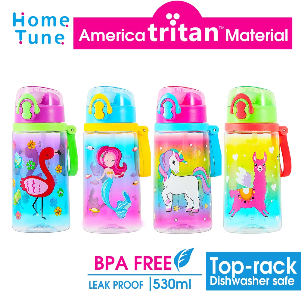 Cute Water Bottle with Straw for Girls kids bottle water bottle for kids bpa free straw water ...