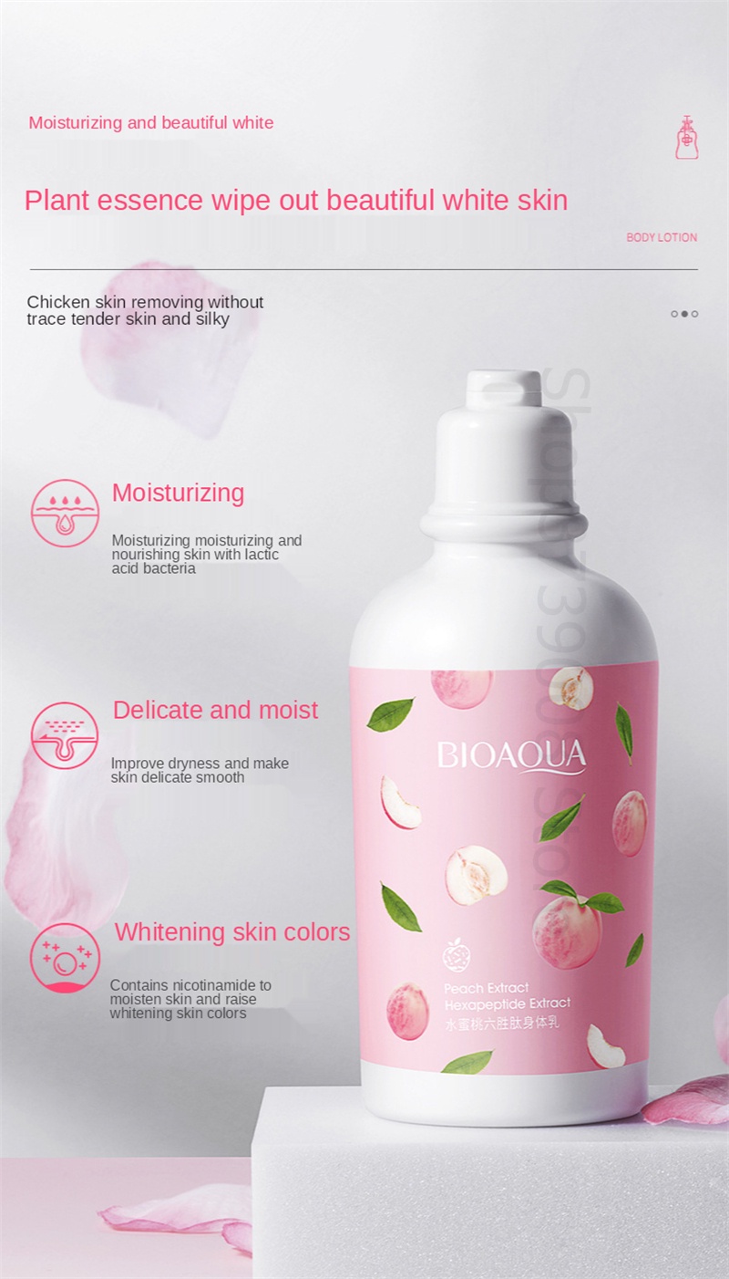 Peach Lactobacillus Body Lotion Brighten Skin Tone Moisturizing ...
