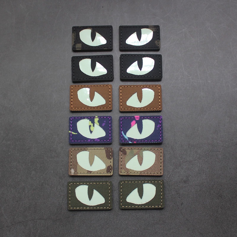 Armband Luminous Badge Devil Eye Velcro Splashing Camouflage Morale ...