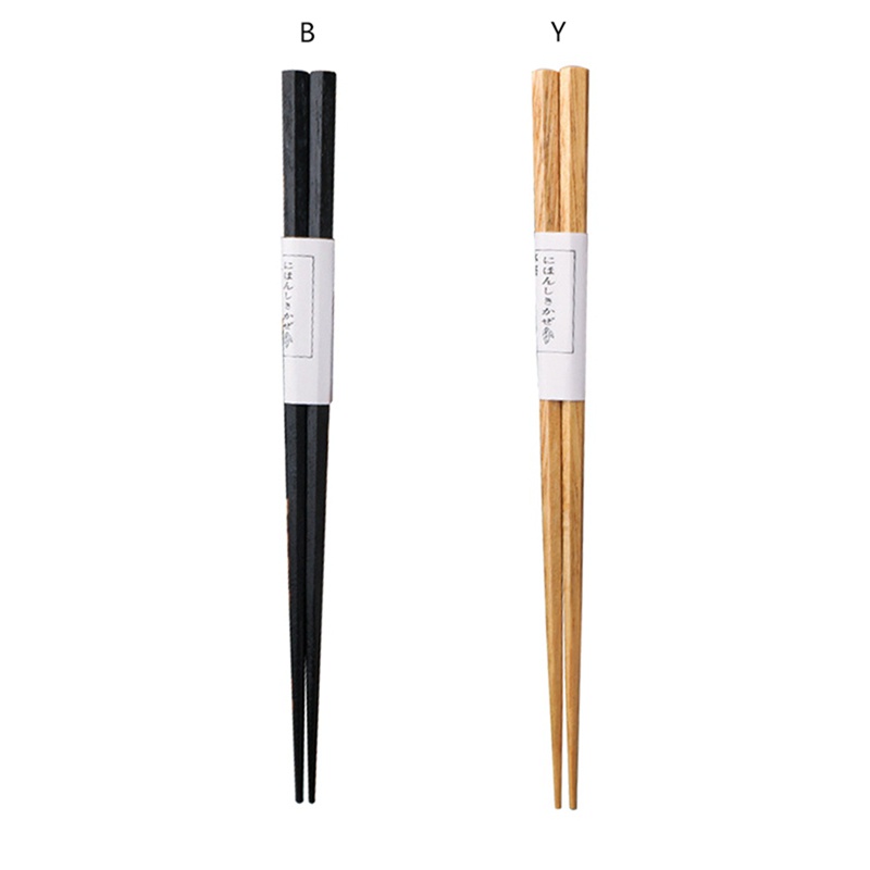 Japanese Style Chopsticks Portable Chestnut Hexagonal Chopsticks Bamboo ...