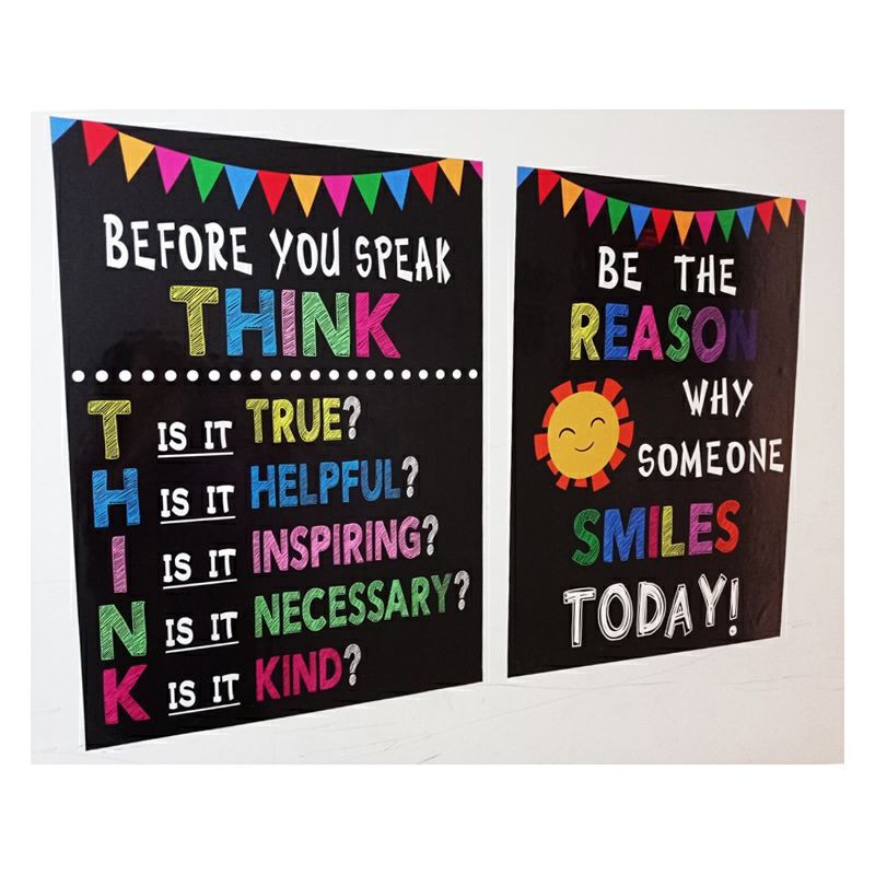 Motivational and Inspirational English Classroom Decoration Poster ...