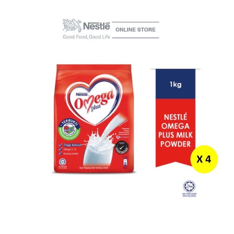 Nestle Plus Milk Powder Softpack (1kg x 4) | Shopee Singapore