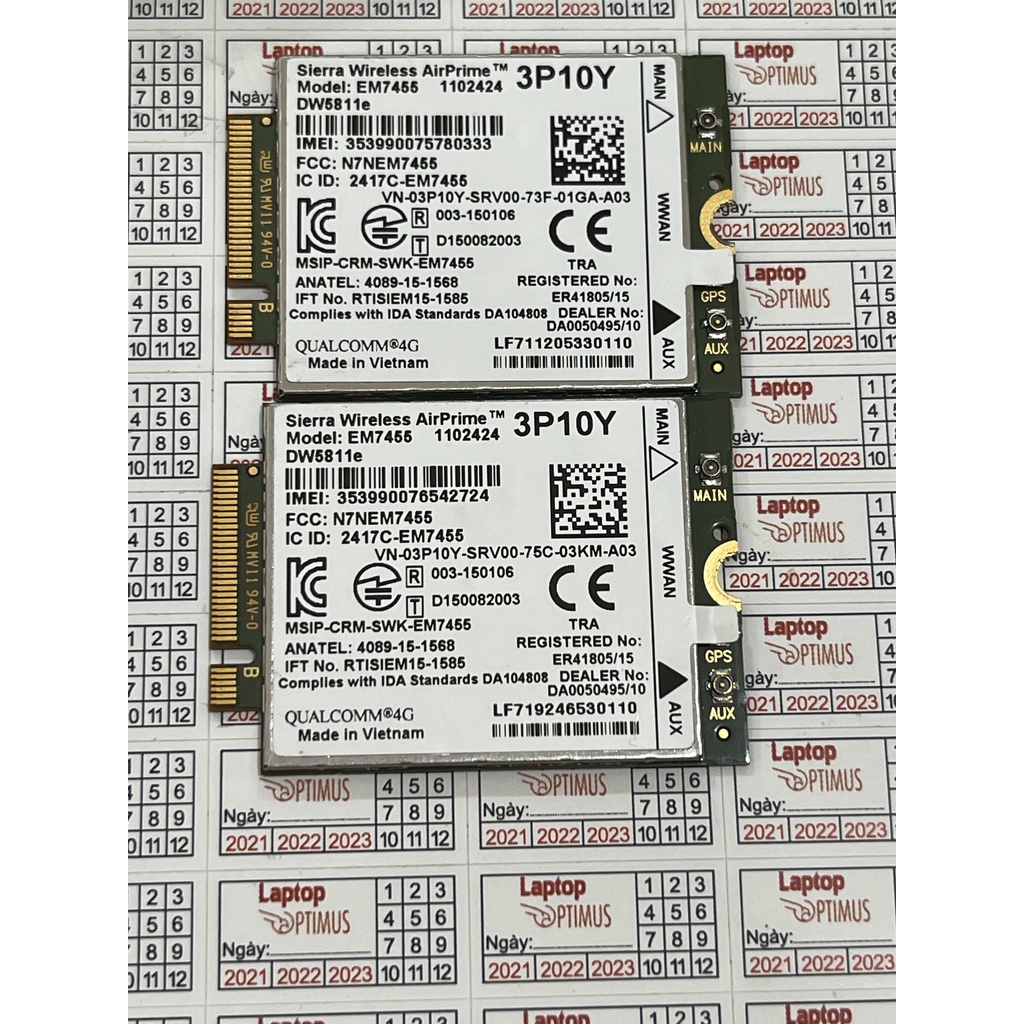 Dell 4G WWAN CARD MODEL EM7455( DW5811E ) INSTALL SIM TO NETWORK 4G VI ...