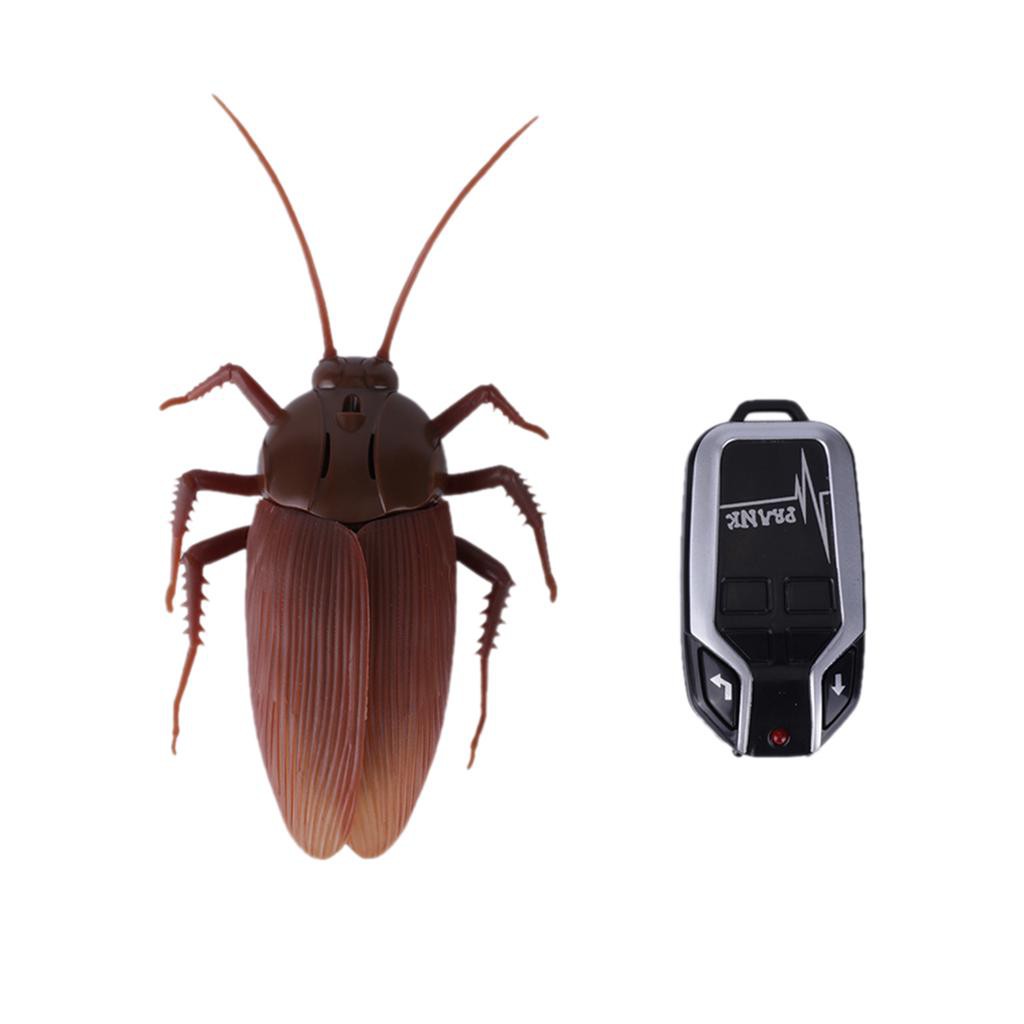 Remote Control Realistic Fake Cockroach RC Prank Toys Insects Joke ...