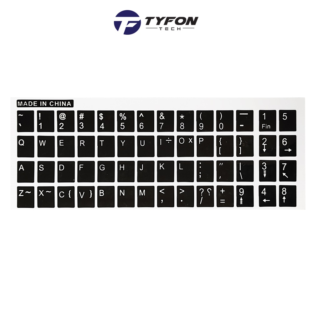 UK English Keyboard Replacement Stickers Compatible for Laptop Notebook ...
