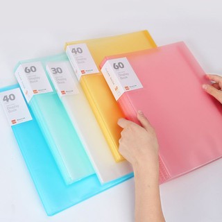 🇸🇬 [20/30/40/60 pockets] A4 Clear Pocket Plastic File Folder | Shopee ...