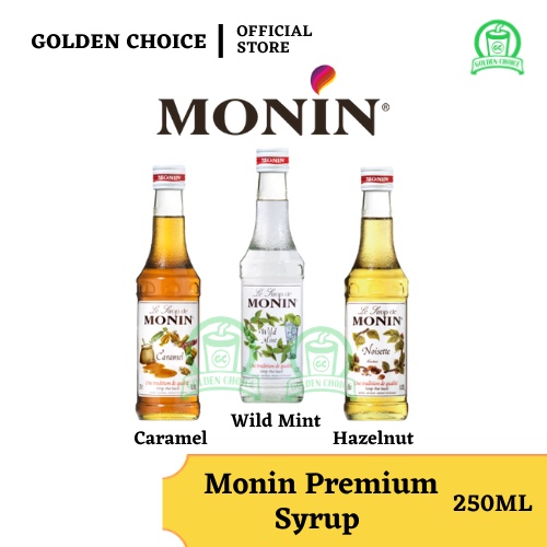 Monin Premium Syrup 250ML Monin Caramel Wild Mint Hazelnut Syrup Halal ...