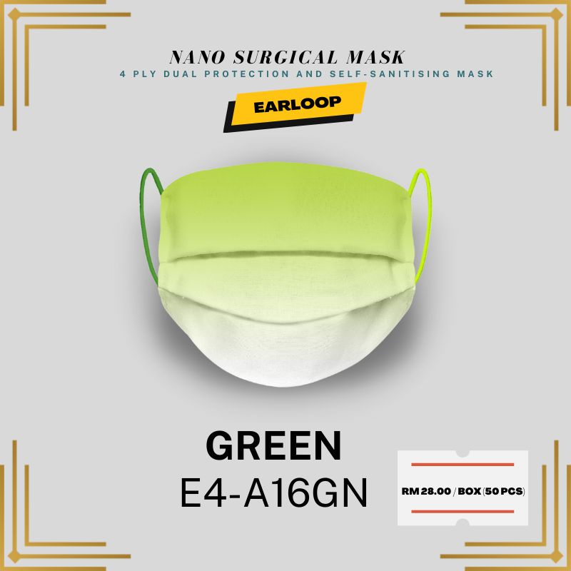 SIMPLY K 4 PLY NANO GRADIENT SURGICAL ADULT MASK (50PCS) | Shopee Singapore