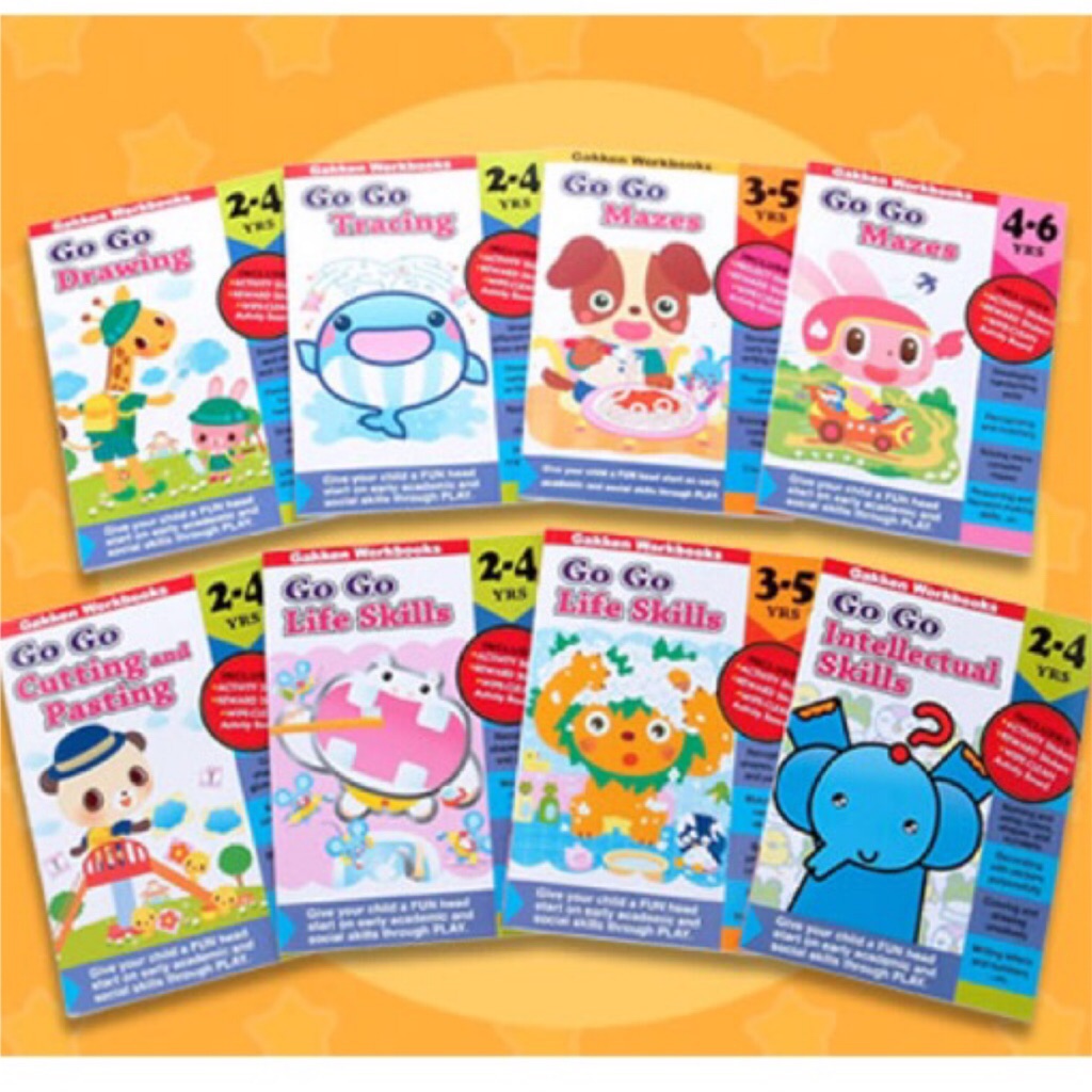Gakken Workbooks Go Go Series | Shopee Singapore