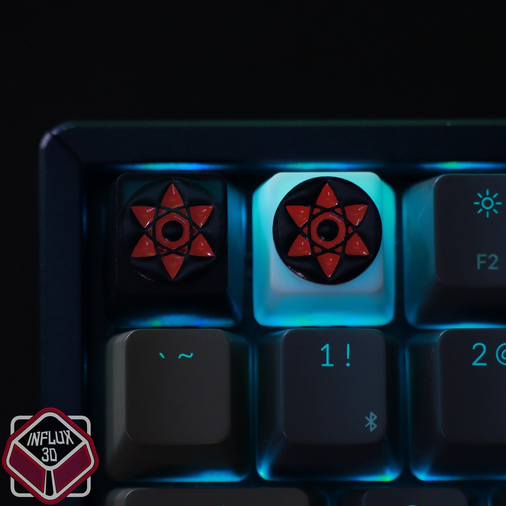 Naruto Sharingan Sasuke Mangekyo Keycap Mechanical Keyboard | Shopee ...