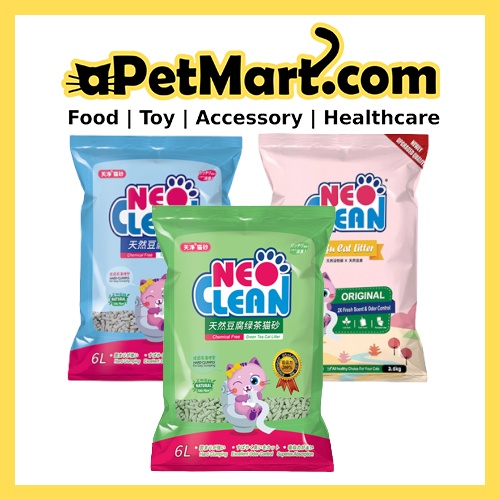 Neo Clean Soy Tofu Clump Cat Litter - 6L/2.5kg | Shopee Singapore