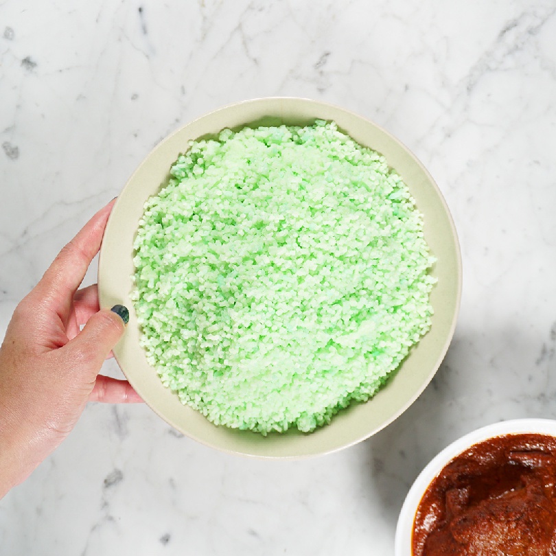 Pandan Coconut Rice 500g | Ready to Eat | Shopee Singapore