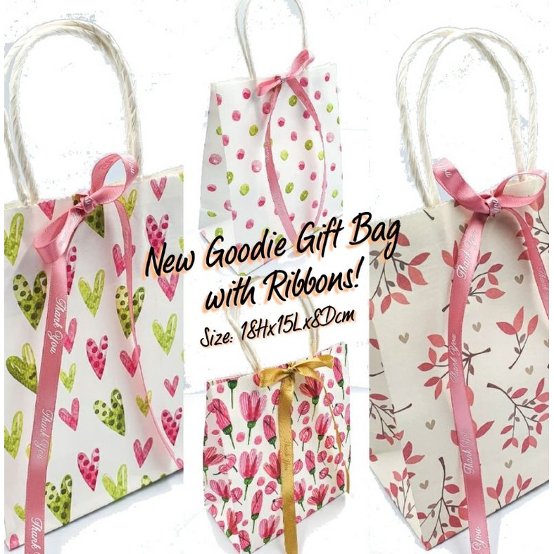 New Goodie Gift Bag with Ribbons! | Shopee Singapore