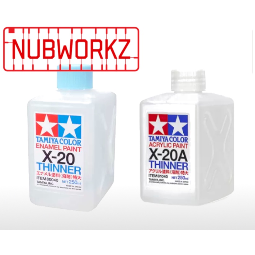TAMIYA X-20 Enamel and Acrylic Thinner | X20 / X20A | 250ml | Shopee ...