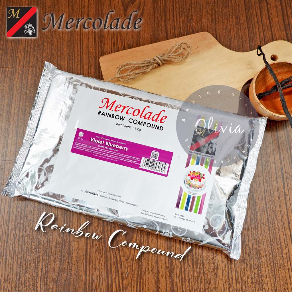 Mercolade Rainbow Compound Flavor Variants Chocolate Bar/ 1 Kg | Shopee ...