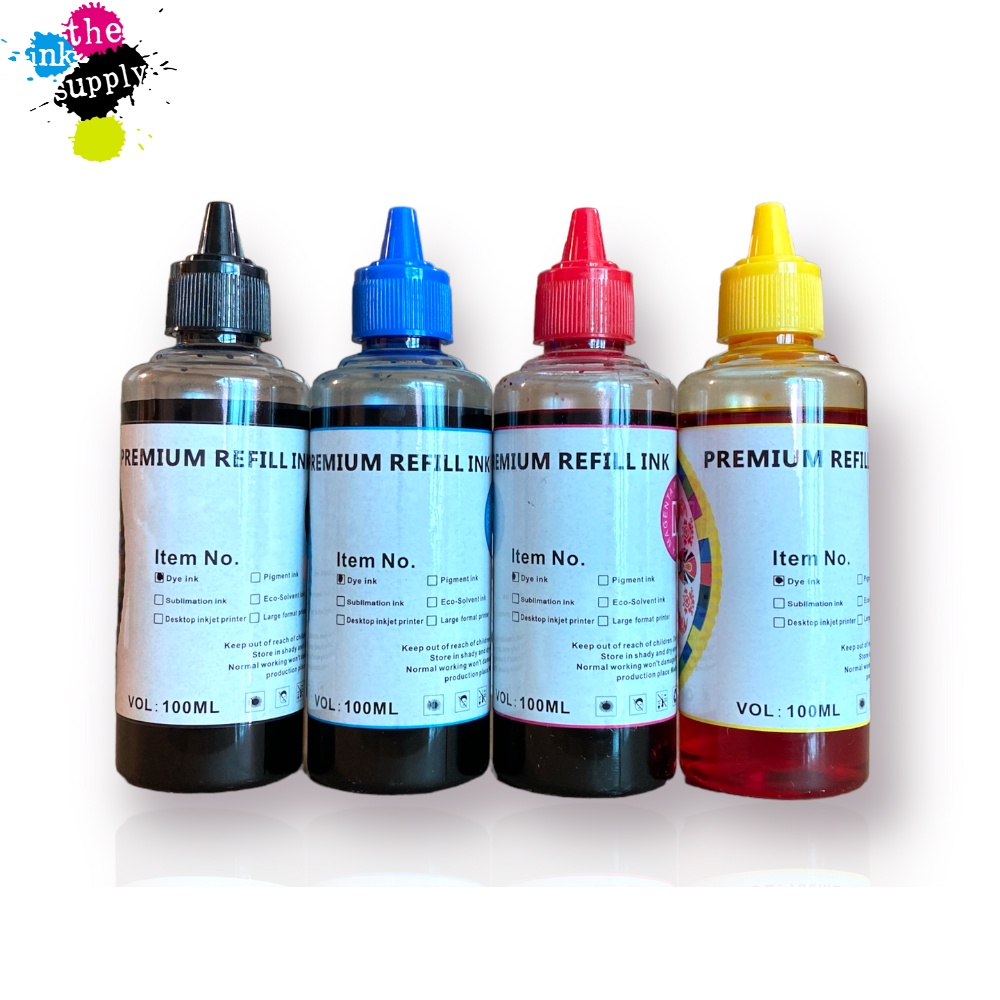 100ML Dye Printer Ink Bottle Refill For Brother Inkjet Printer ...