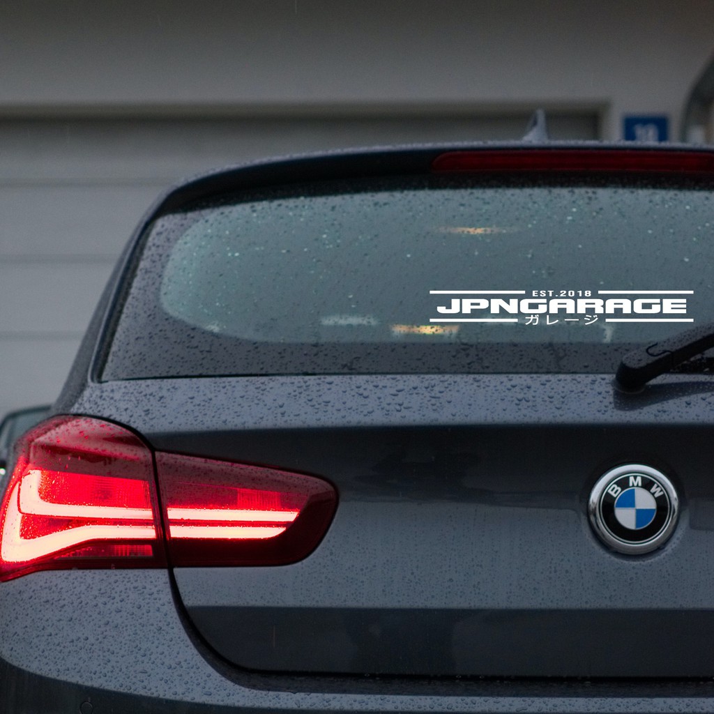JPN GARAGE STICKER, JDM STICKER Reflective And Waterproof Sticker ...