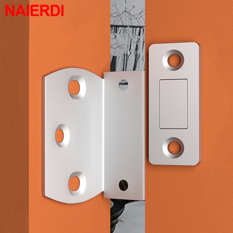 NAIERDI 1/2/4/8 Pack Strong Magnetic Cabinet Catches,Ultra Thin Cabinet ...