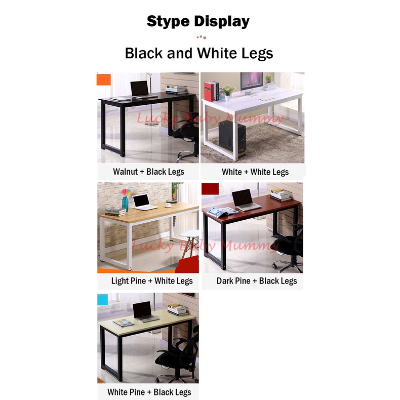 Steel Wood Computer Tables/study table with various size and color ...