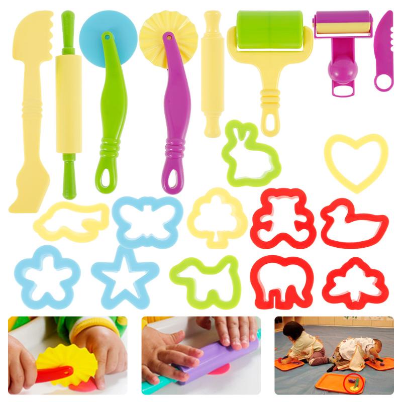 🔥IN STOCK🔥20Pcs Play Dough Tools Set Modelling Doh Clay Craft Rolling ...