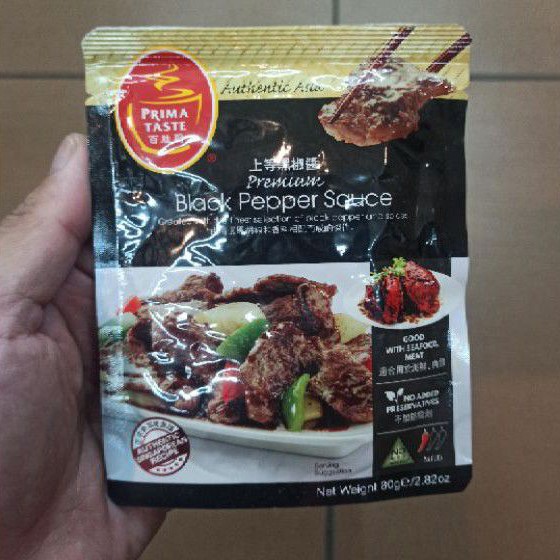 HITAM Prima Taste Instant Seasoning Black Pepper Sauce / Premium Black ...
