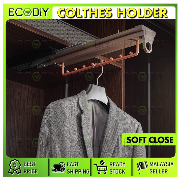 ECODIY Stainless Steel 304 Clothes Holder Hanger Slide Cabinet > 500mm ...