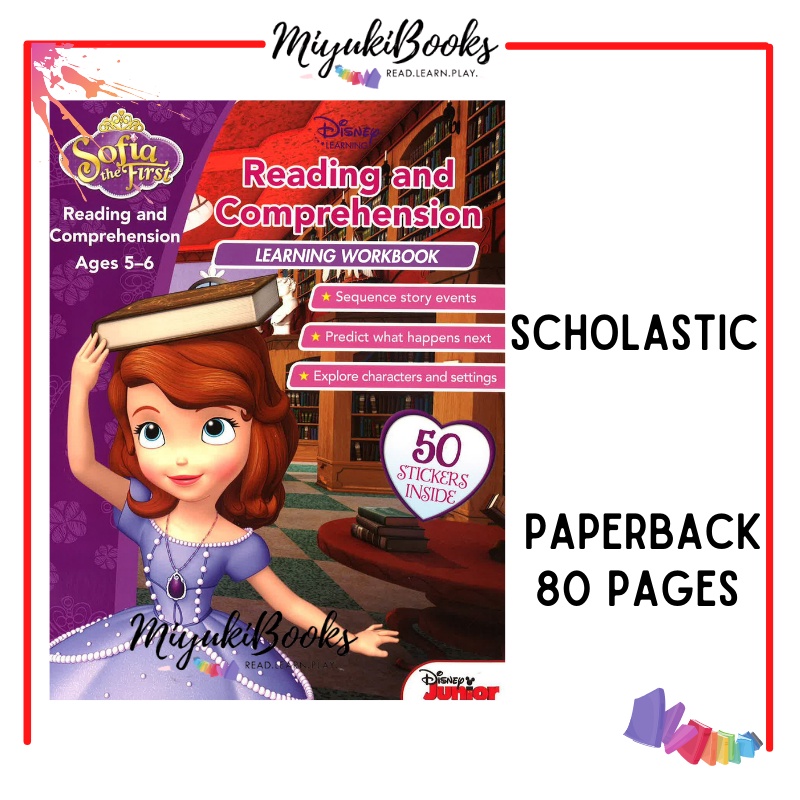(SG SHIPPING) Disney Learning SOFIA THE FIRST Reading & Comprehension PreK | Shopee Singapore
