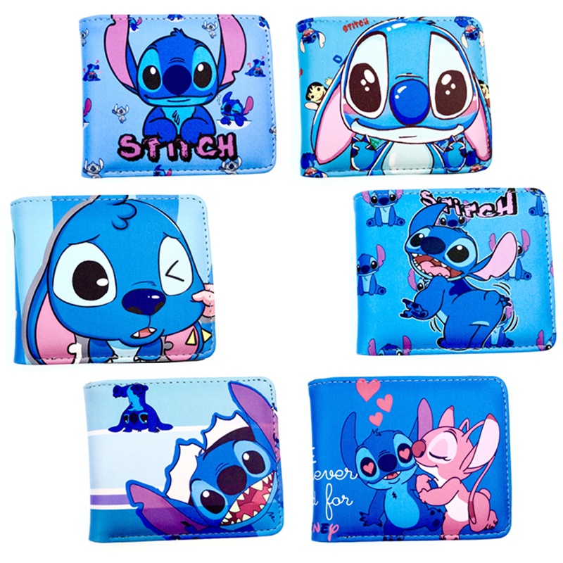 Disney Lilo Stitch Animation Men Wallet Stitch New Cute Cartoon ...