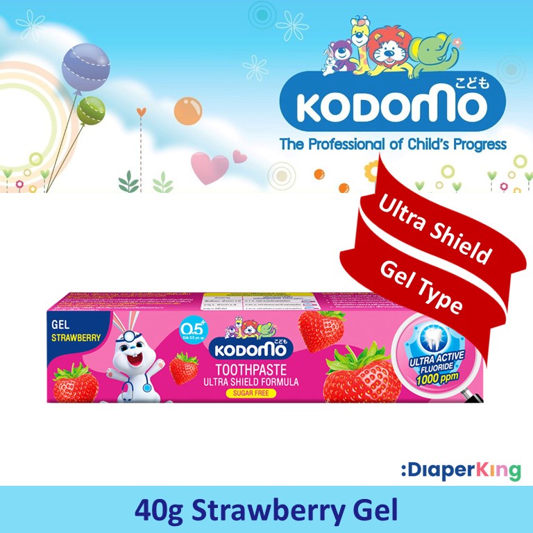 Kodomo Kids Toothpaste - Ultra Shield Formula with Xylitol Plus (40g ...
