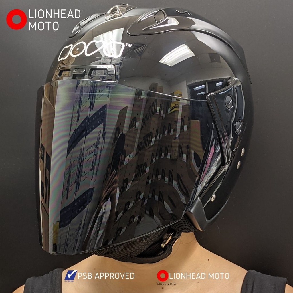 NOVA HELMETS MATTE BLACK (PSB APPROVED) | Shopee Singapore