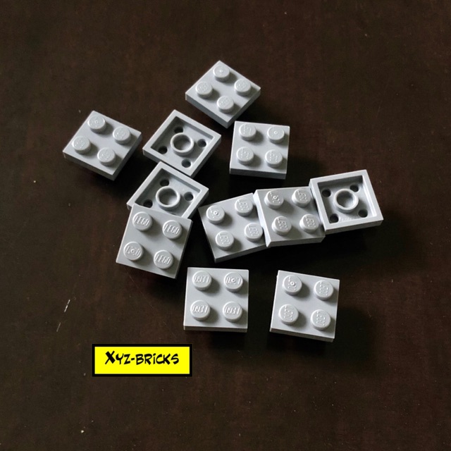 LEGO 4211397 - Plate 2x2 Medium Stone Gray (LBG) | Shopee Singapore