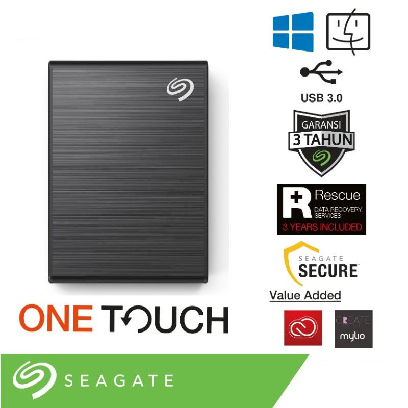 Seagate One Touch / Backup Plus Slim 1TB / HDD / HD / External Hard ...