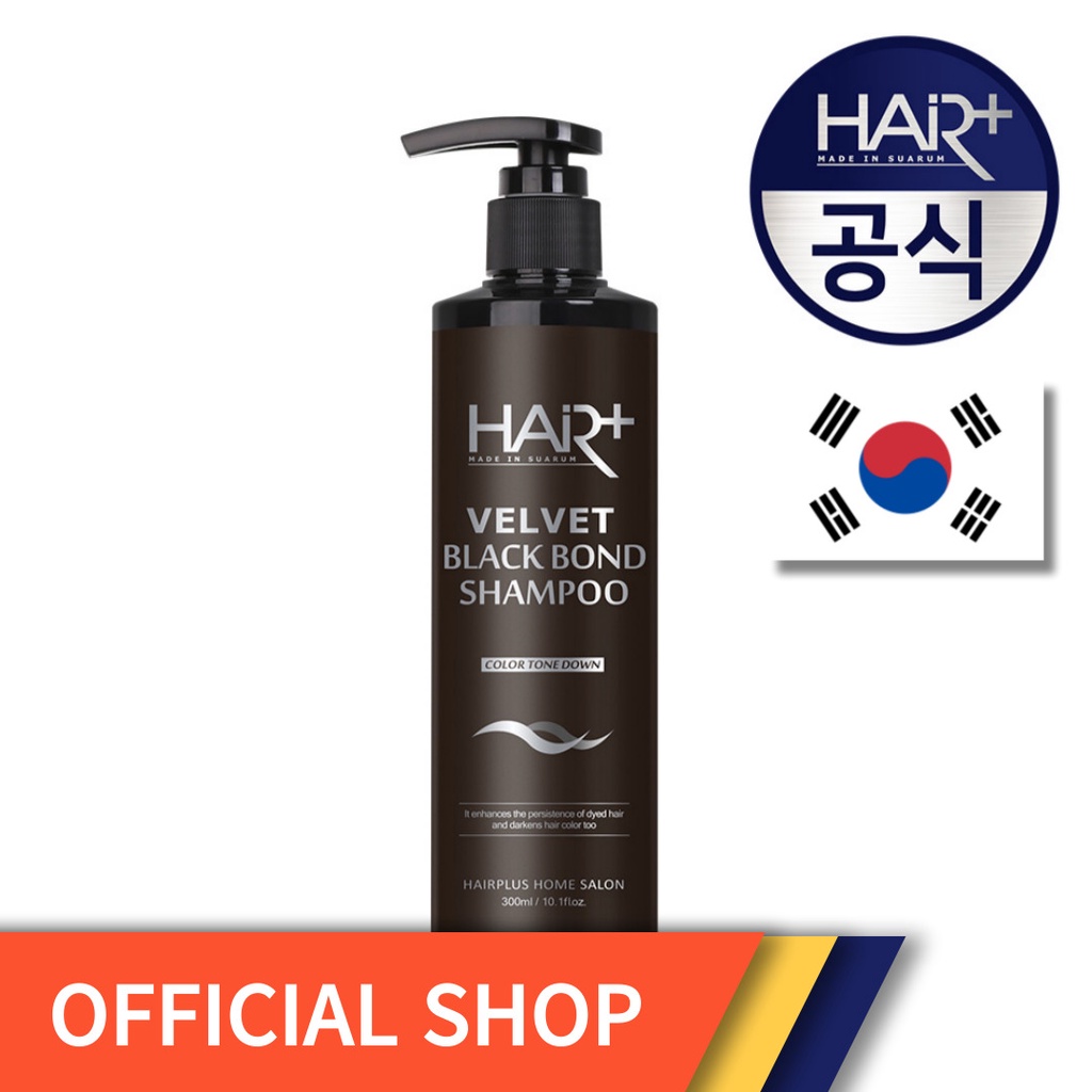 [Hair+] Velvet Black Bond Shampoo (300ml) | Shopee Singapore