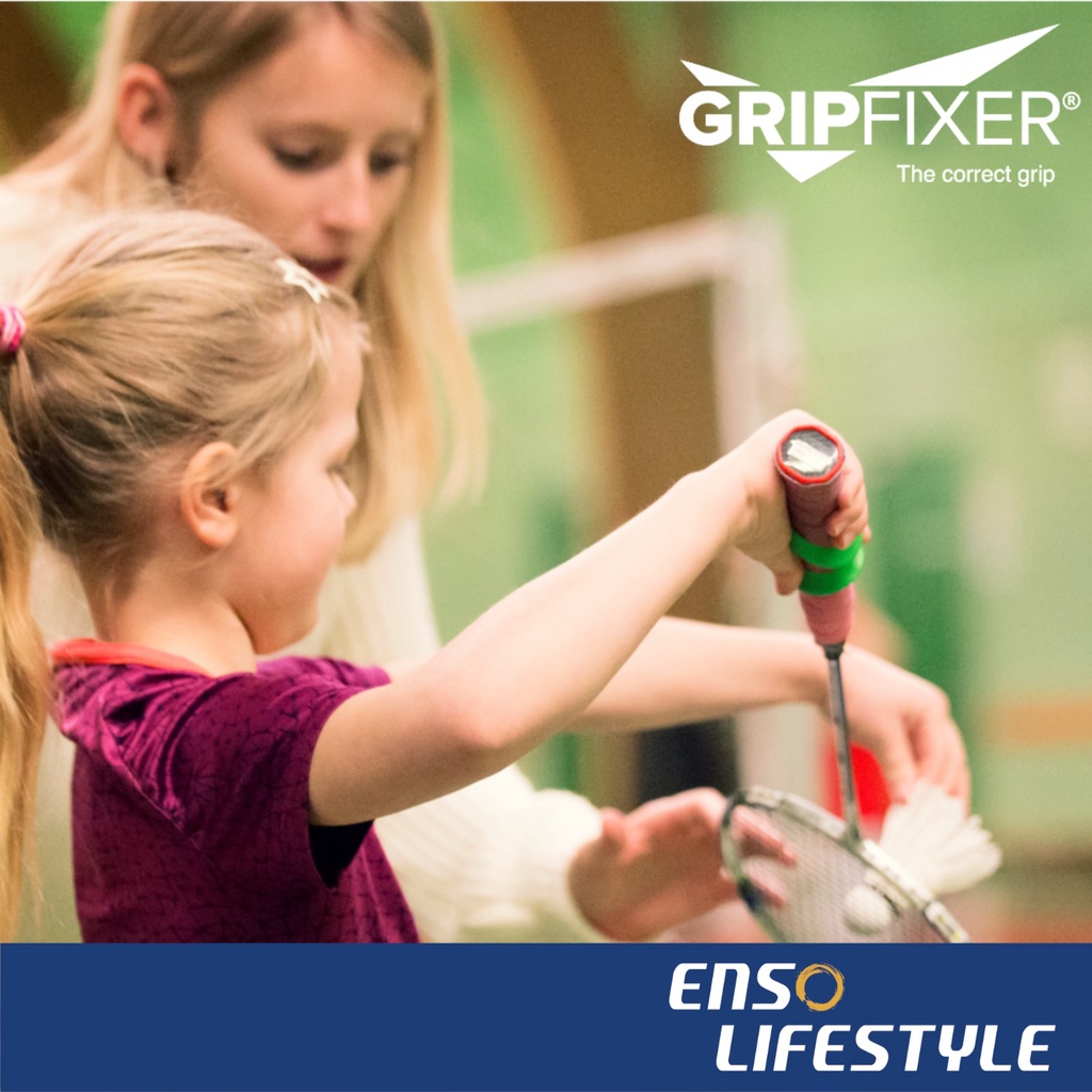 GripFixer Badminton - Grip Fixer Learning Aid [Enso Lifestyle] | Shopee ...