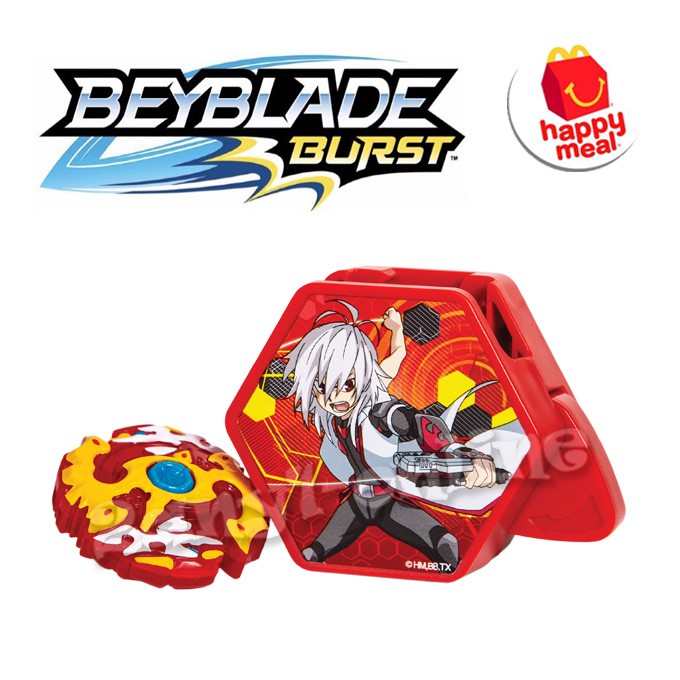Mcdo Happy Meal Beyblade - SHU KURENAI & SPRYZEN REQUIEM | Shopee Singapore